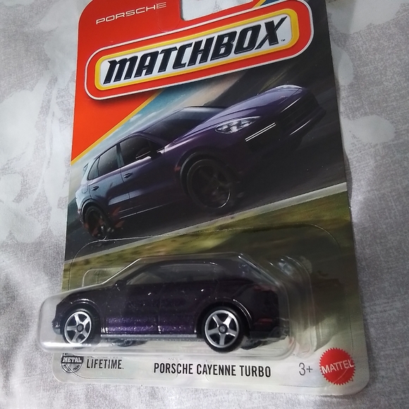 Match | Toys | Matchbox Porsche Cayenne Turbo Dark Purple | Poshmark